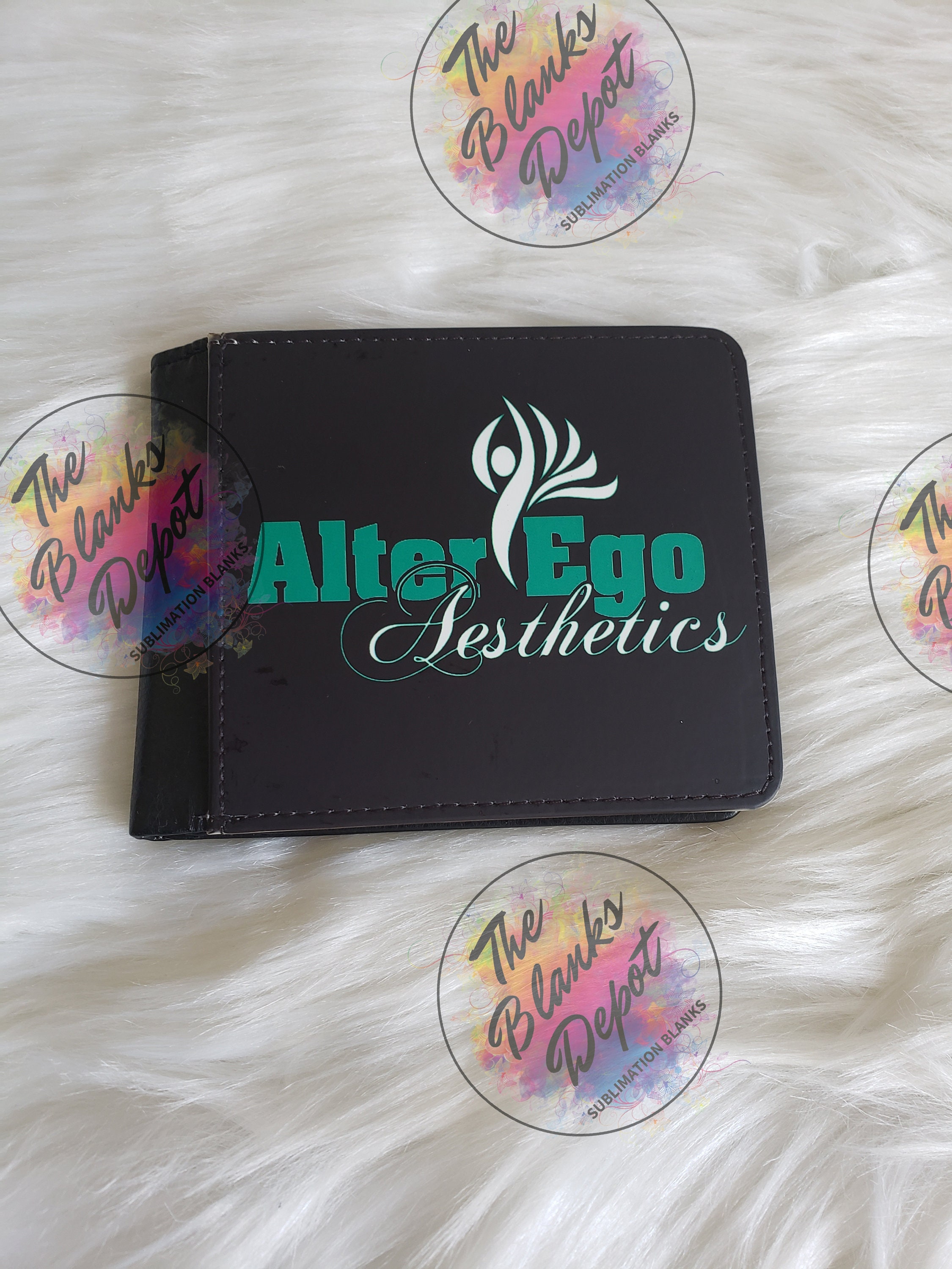 Sublimation Blank Men's Single Sided Wallet Sublimation Wallet Father's ...