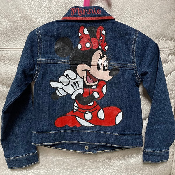 Minnie Mouse Jean Jacket - Etsy