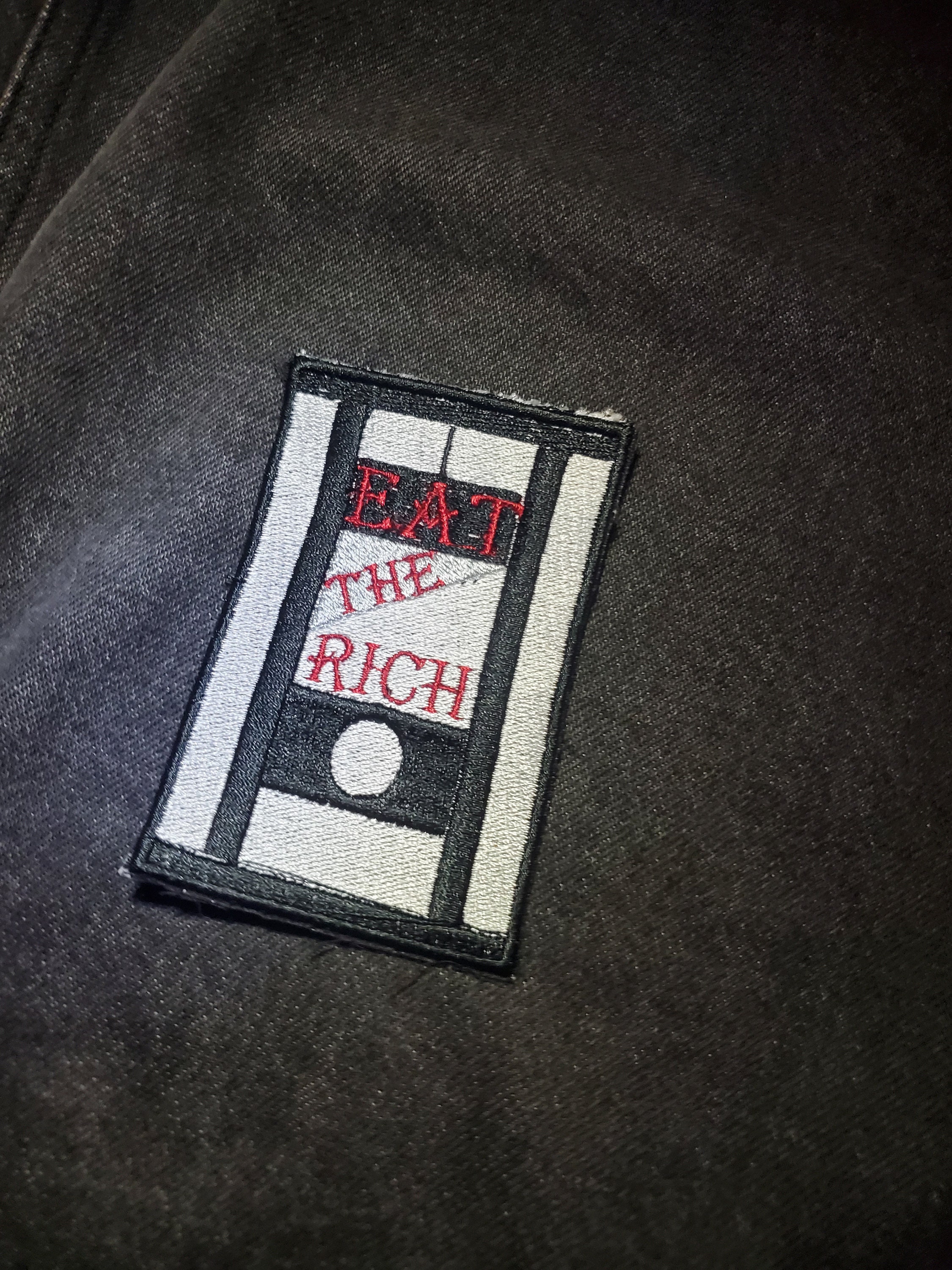 Eat the Rich Guillotine Patch - Etsy