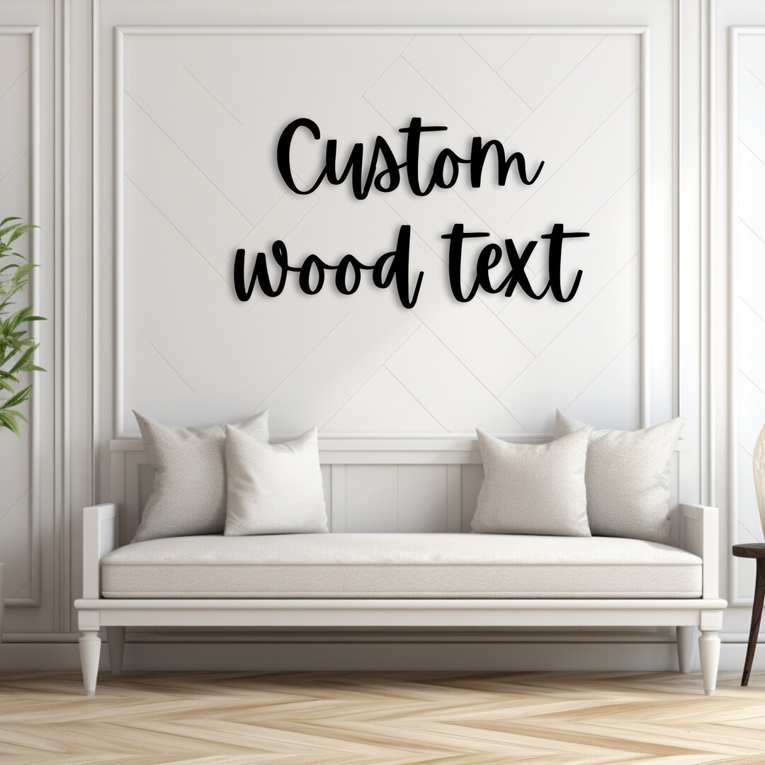 Personalized Wood Wall Letters, Custom Wood Words, Wedding Backdrop ...