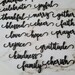Christmas Place Setting Words, Christmas Place Cards, Merry Bright ...