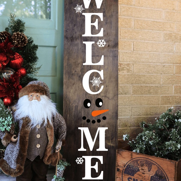 Snowman Porch Signs - Etsy