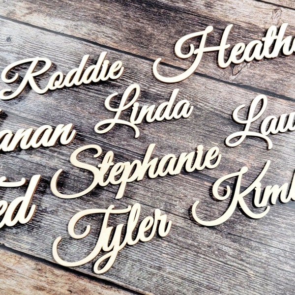 Wood Place Cards - Etsy
