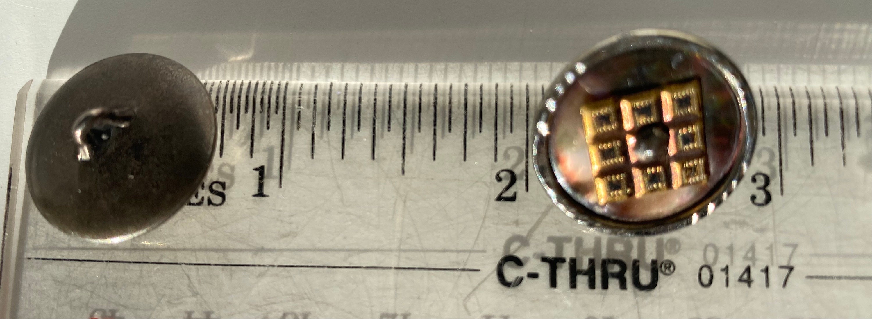 Set 6 Beautiful 19th C Antique Steel Cup Waistcoat Buttons With ...