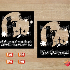 ANZAC Soldier Last Post Bugle Veteran Remembrance Day Army Lest We ...