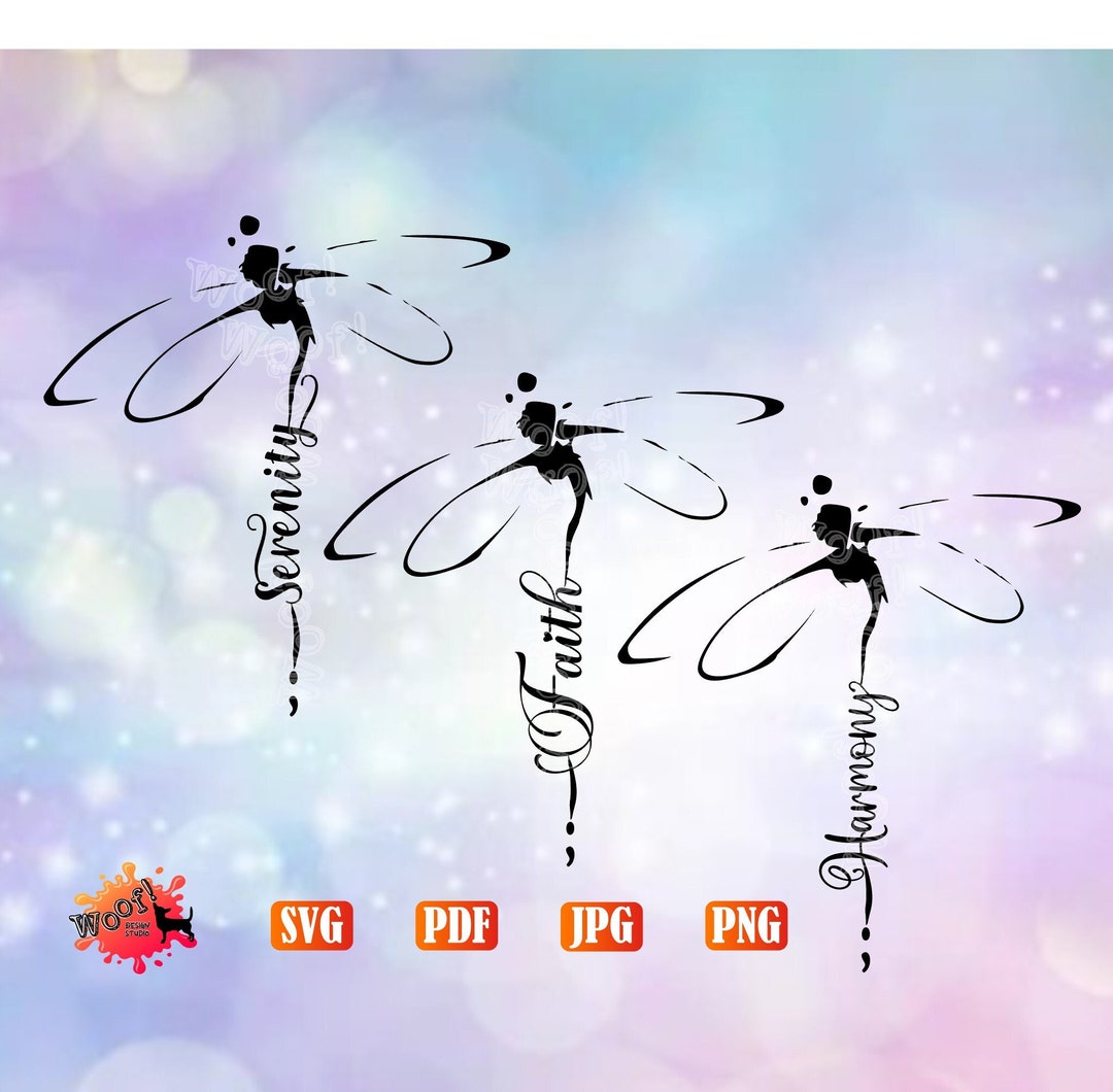 Harmony, Faith, Serenity, Dragonfly, Mental Health, Semi Colon, Ink ...