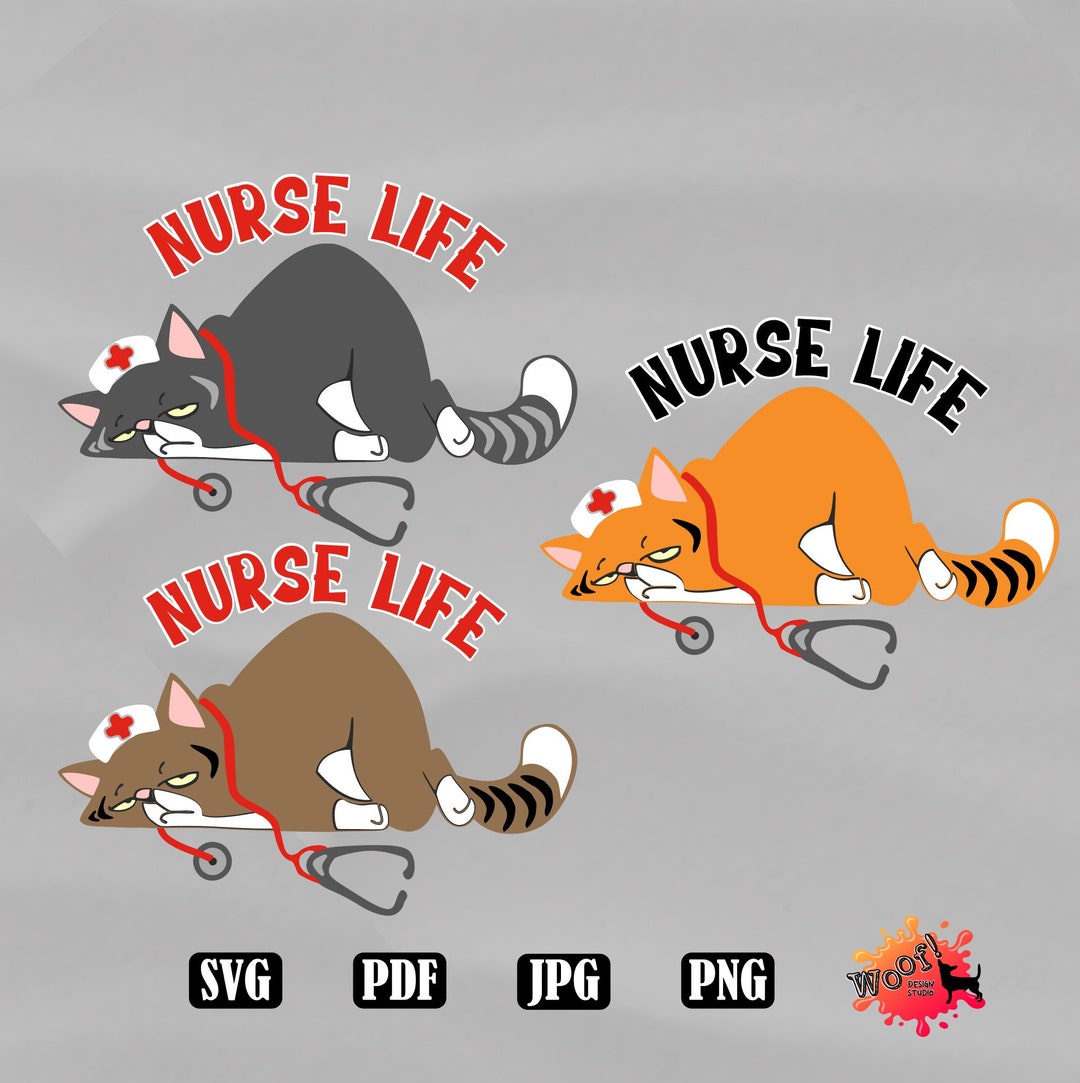 Nurse Life SVG, Medical, Nursing, First Responder, ICU, Tired ...