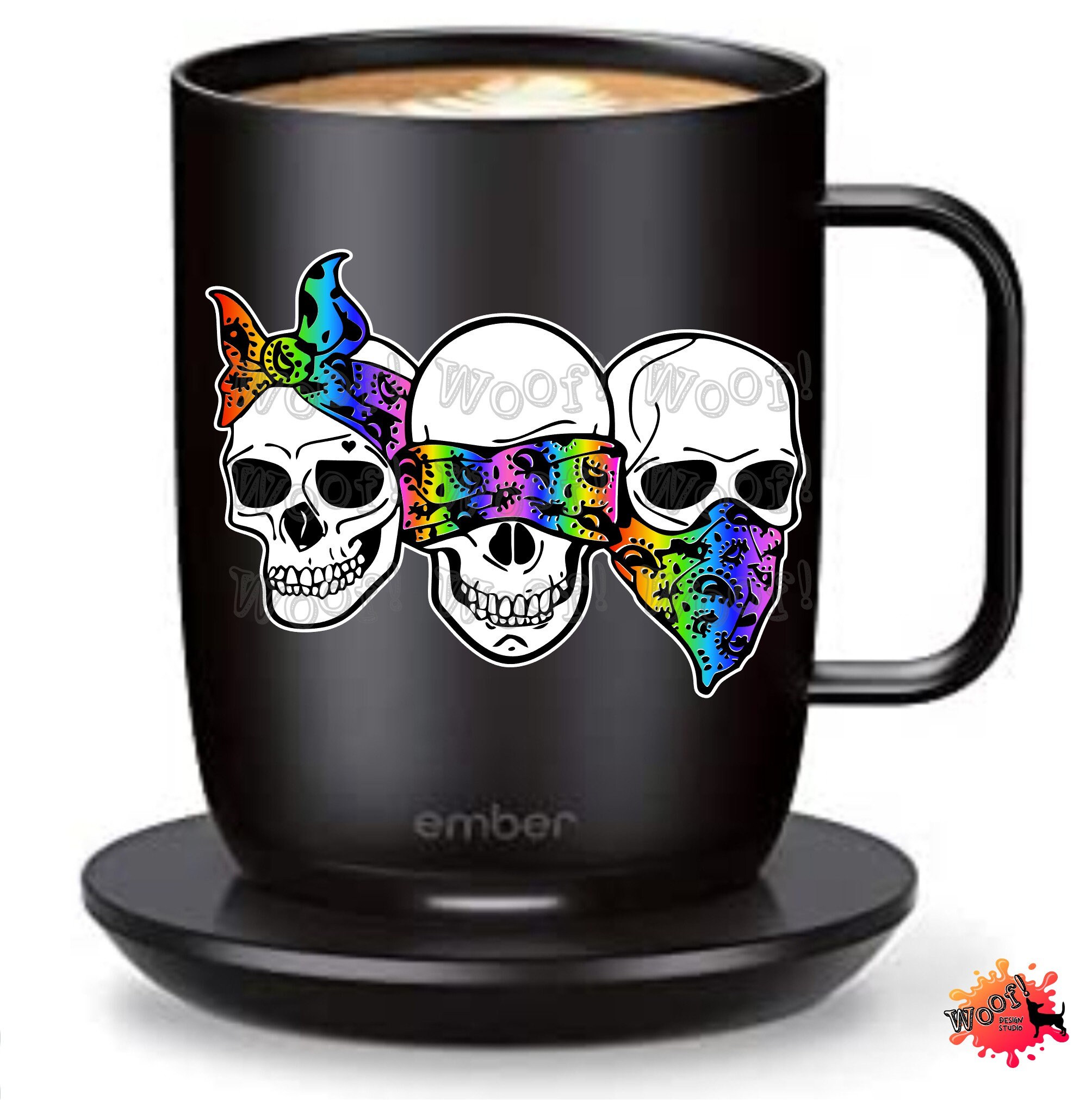 SKULL Bandana, Hear No Evil, See No Evil, Speak No Evil, Paisley, SVG ...