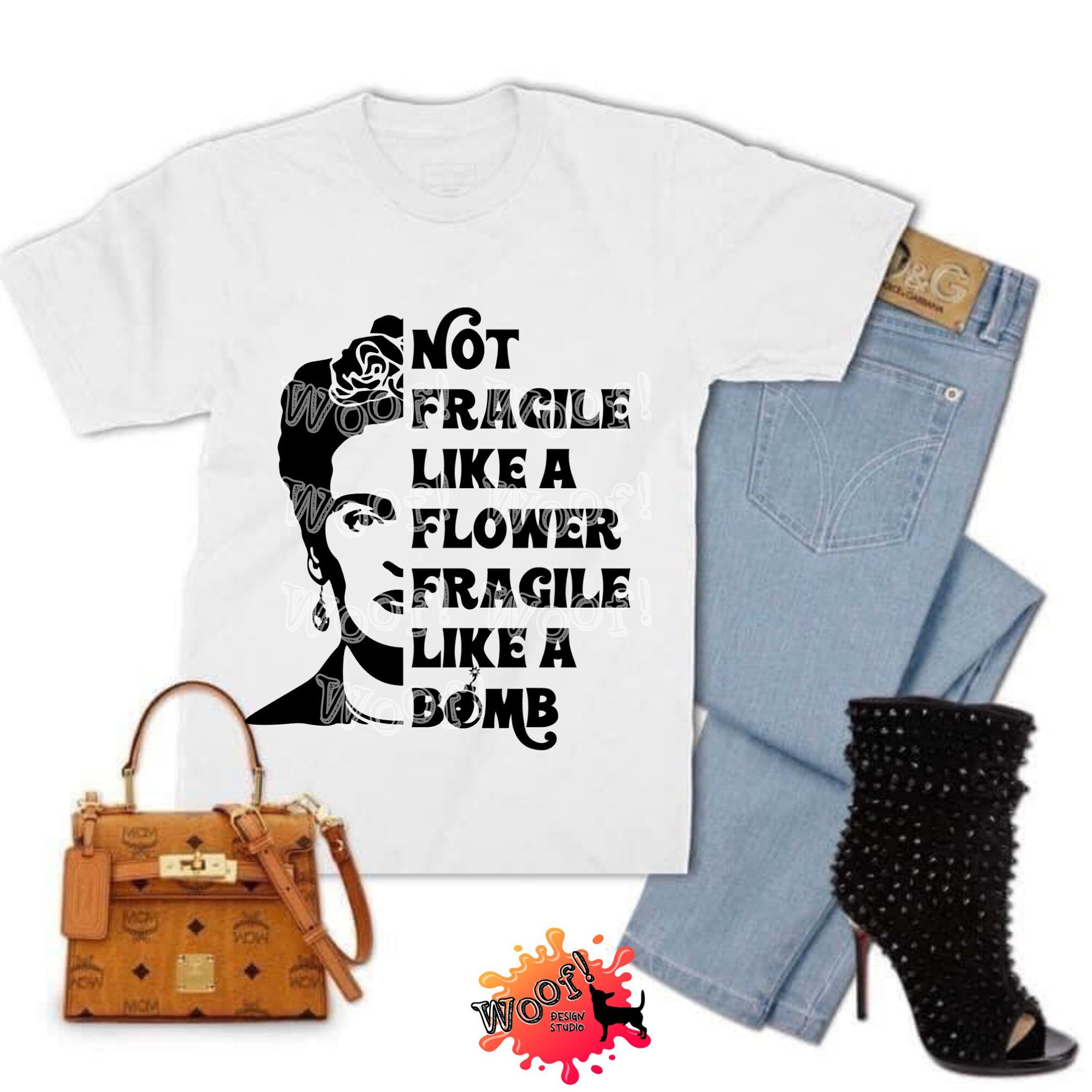 Not Fragile Like a Flower Fragile Like a Bomb, Kahlo, Woman, Strong ...