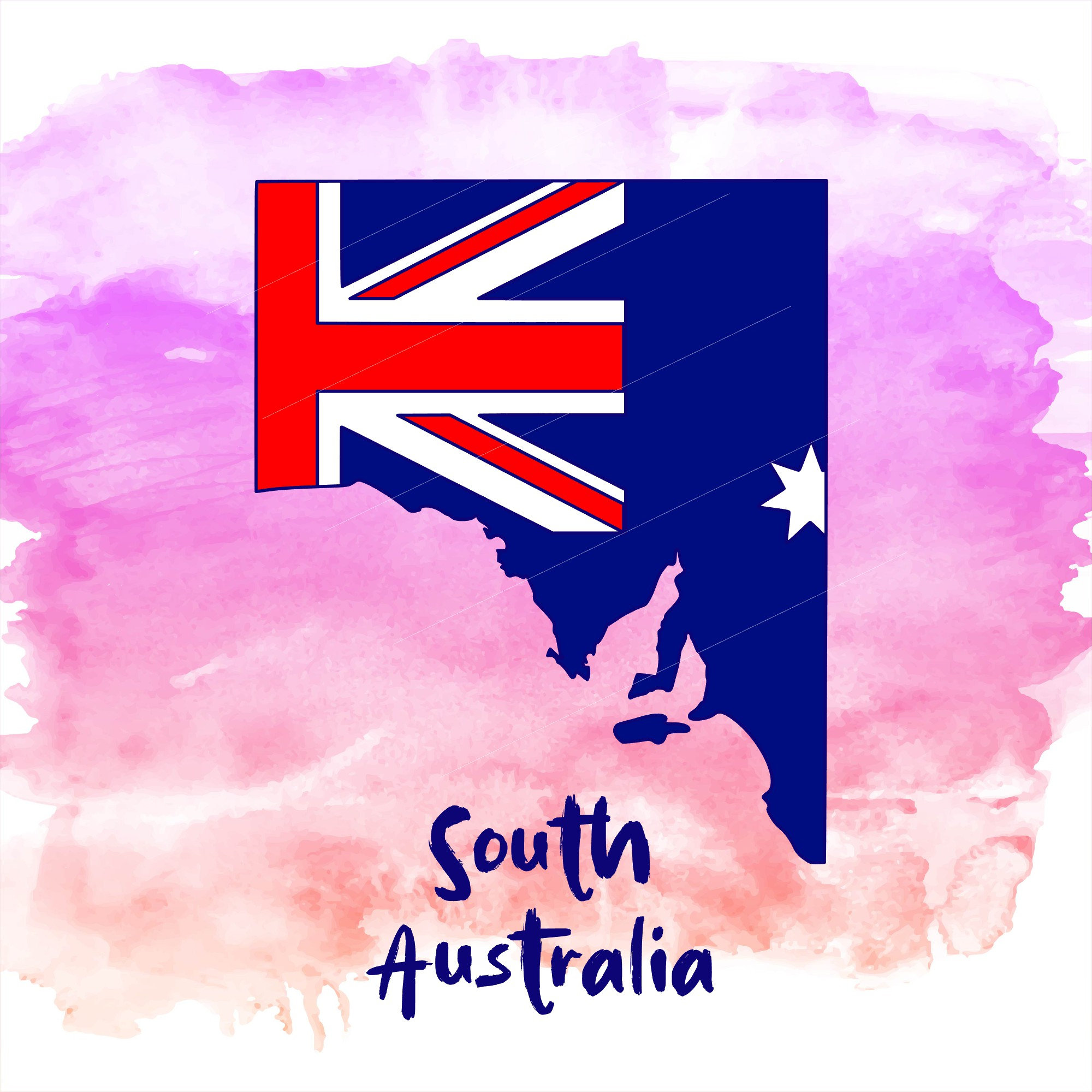 AUSTRALIAN States Patriotic Flag Commonwealth Blue Ensign | Etsy