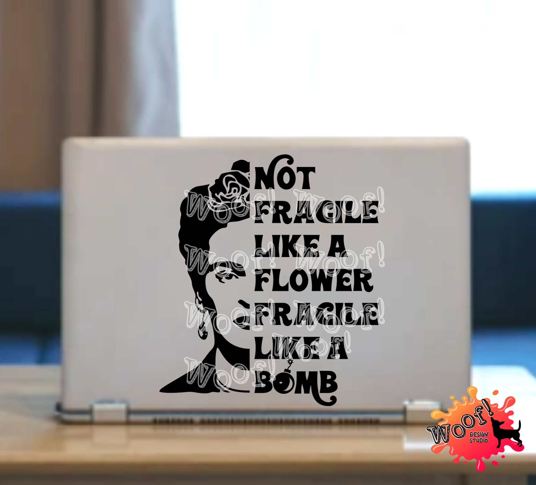 Not Fragile Like a Flower Fragile Like a Bomb, Kahlo, Woman, Strong ...