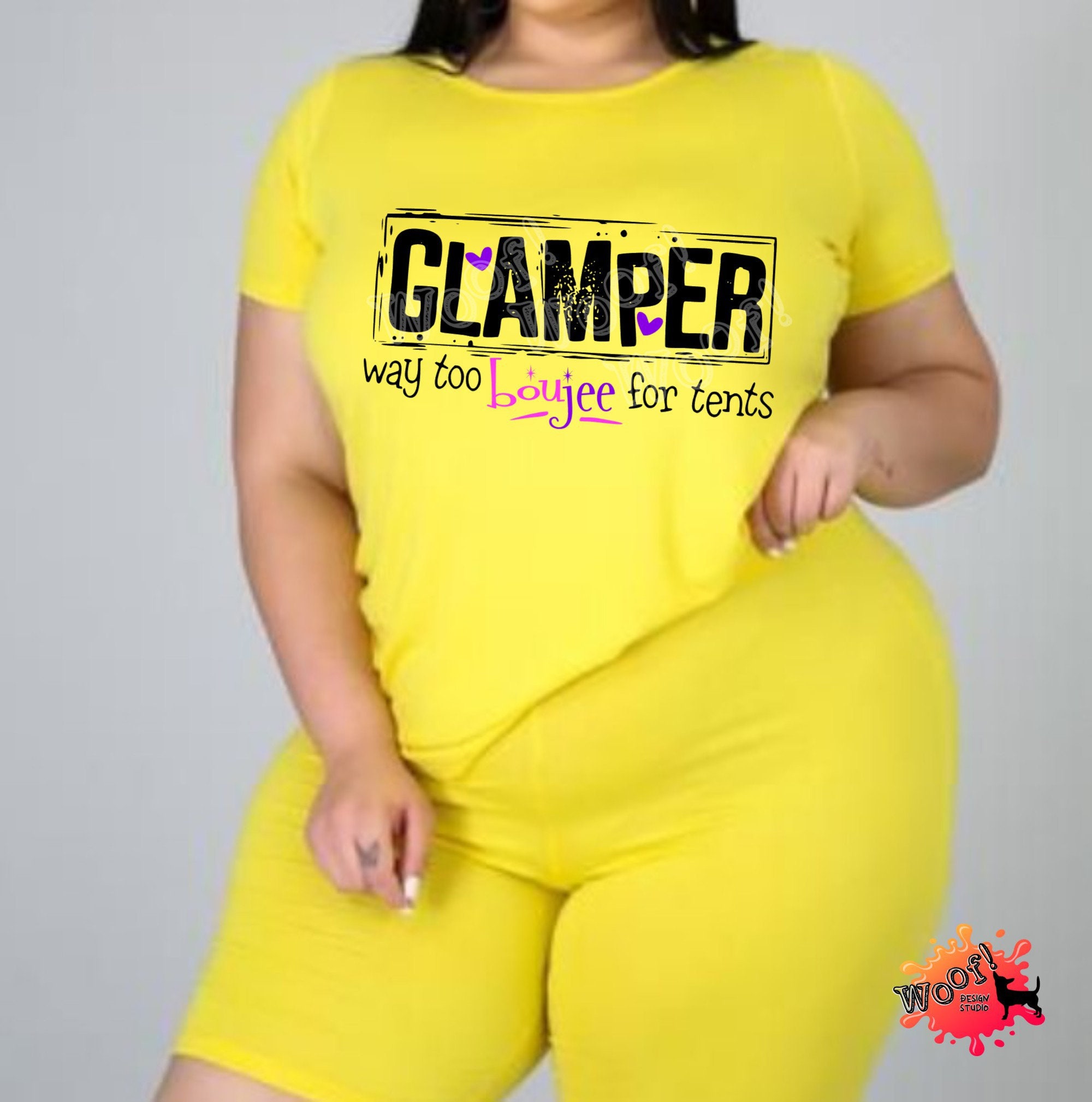 Glamping, Glamper, Camper, Camping, Tent, Caravan, Boujee, Funny, Vinyl ...