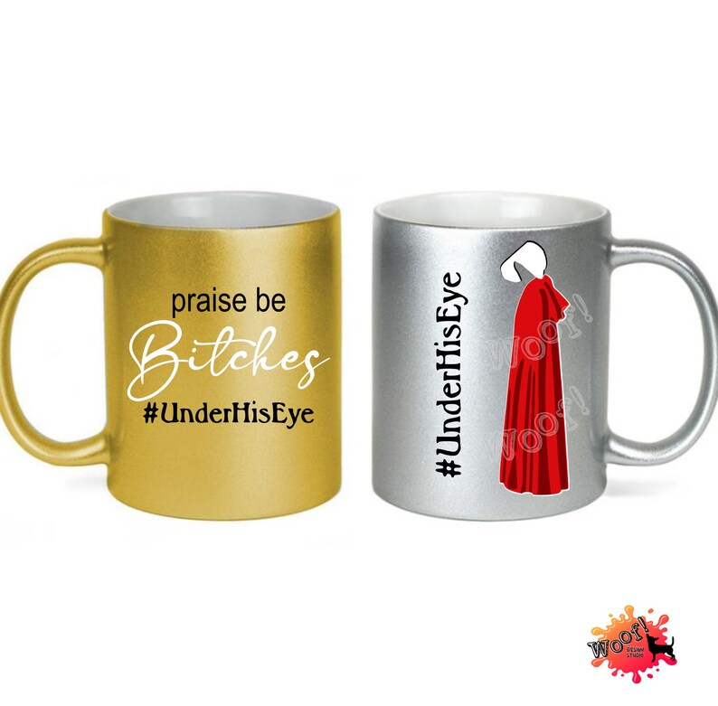 Handmaid Under His Eye Praise Be June Bonnet Offred - Etsy