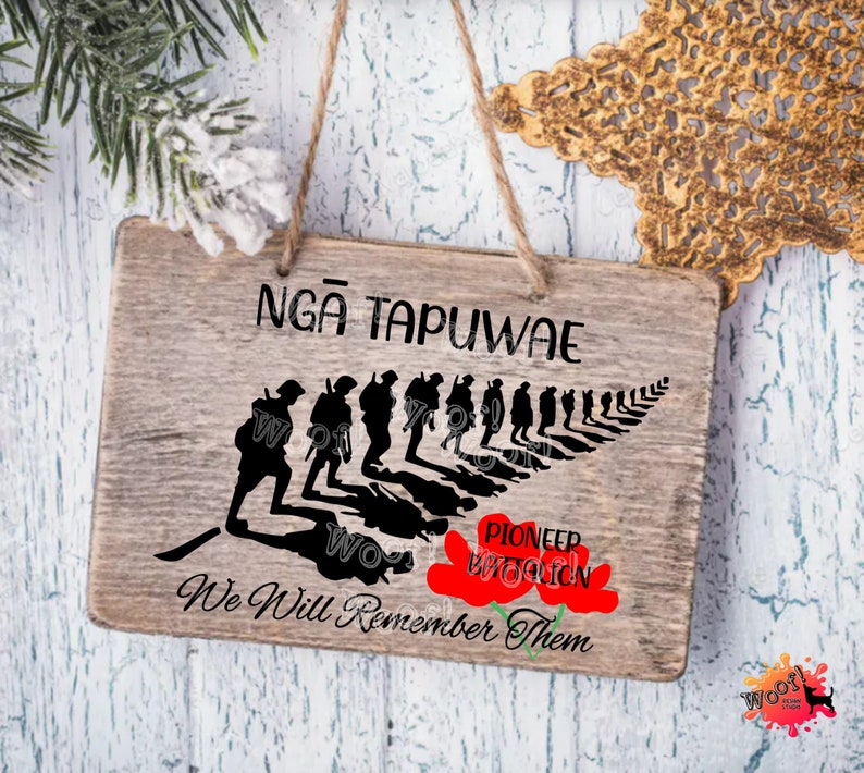Silver Fern ANZAC Kiwi New Zealand, Soldier Nga Tapuwae Maori Veteran ...