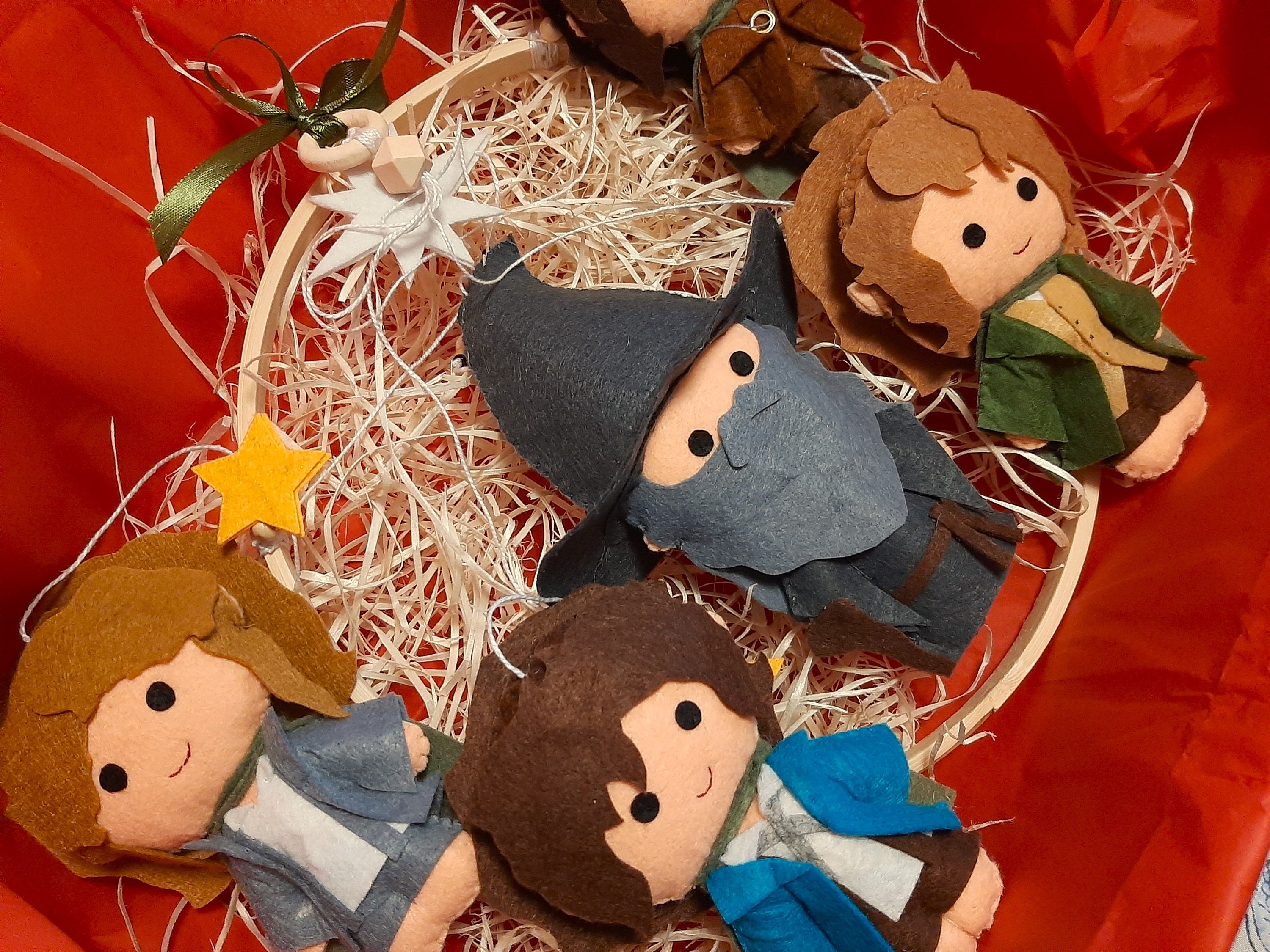 Lord of the Rings Baby Mobile, Baby Shower, Felt Baby Mobile Gift for a ...