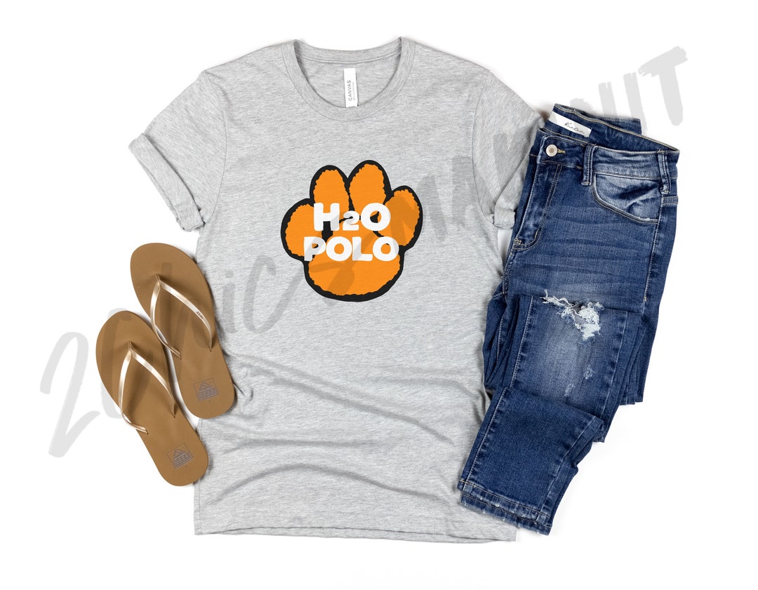 H2O Polo Shirt, RHS, Tiger Water Polo Shirt, Roseville High School ...