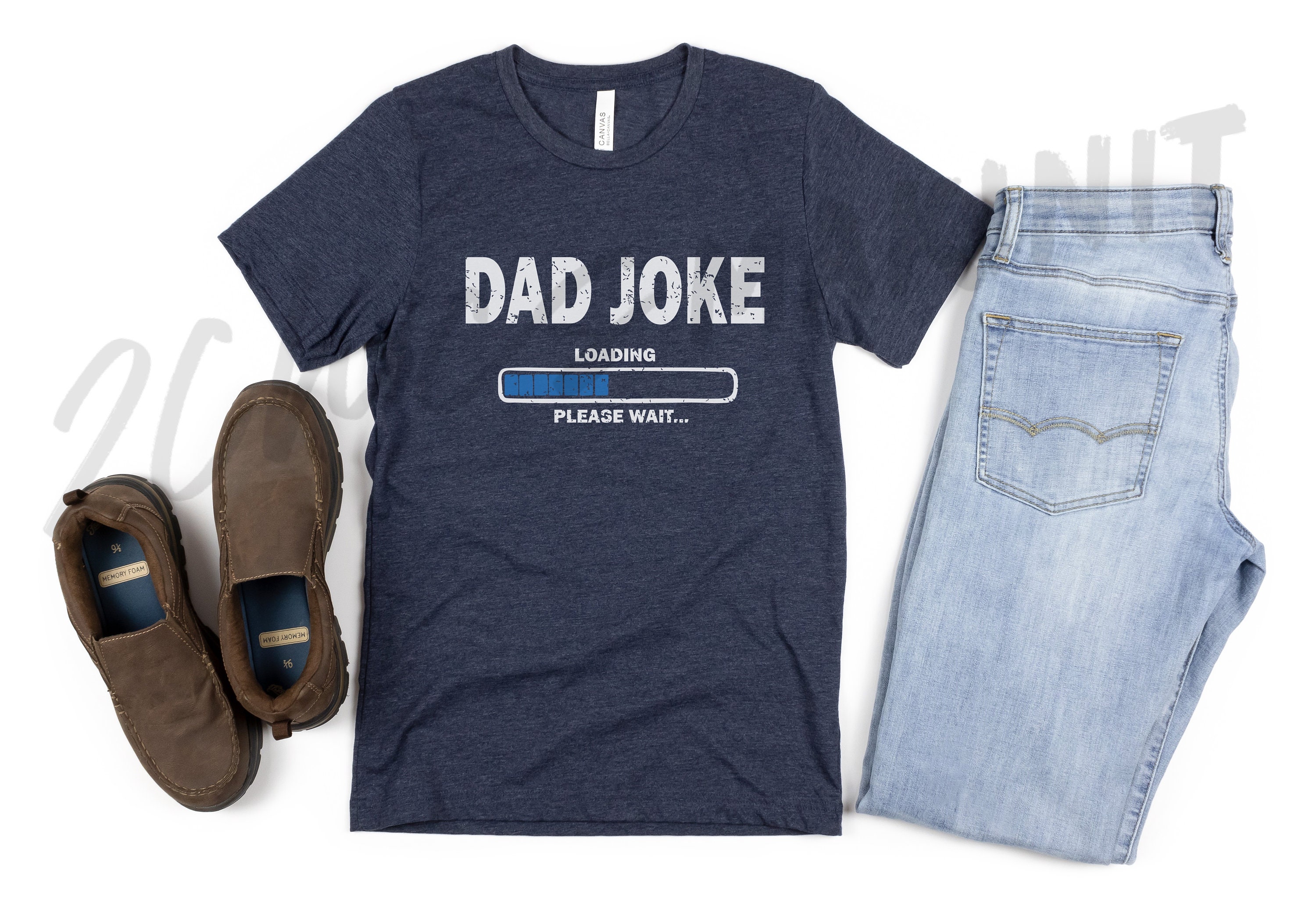 Dad Joke Loading Shirt, Funny Fathers Day Gift, Funny Dad T Shirt, Dad ...