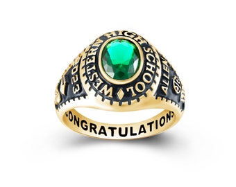 Modern Class Ring - Etsy