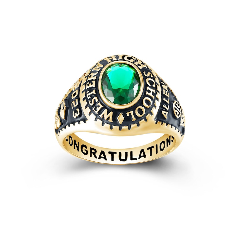 Customized Sterling Silver or 10kt Men's High School and College Class ...