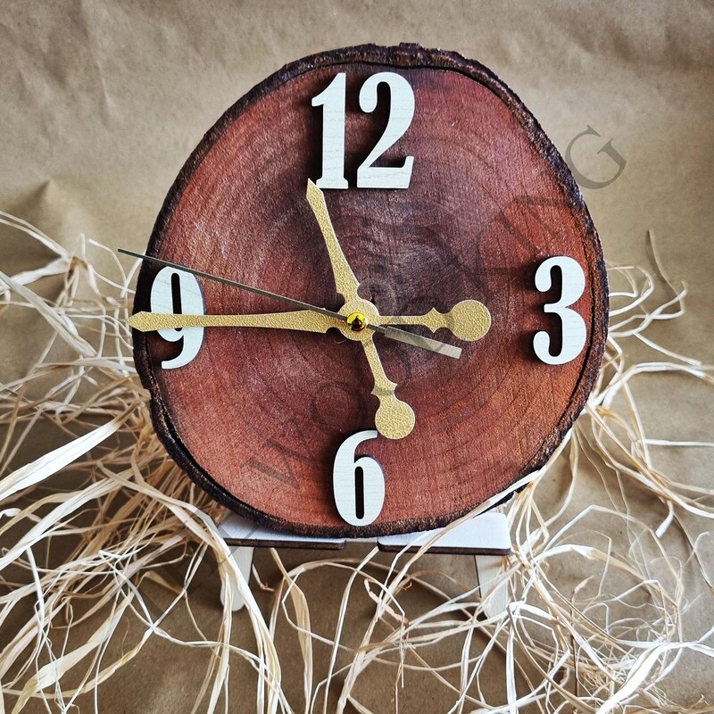 Rustic Desk Clock - Etsy