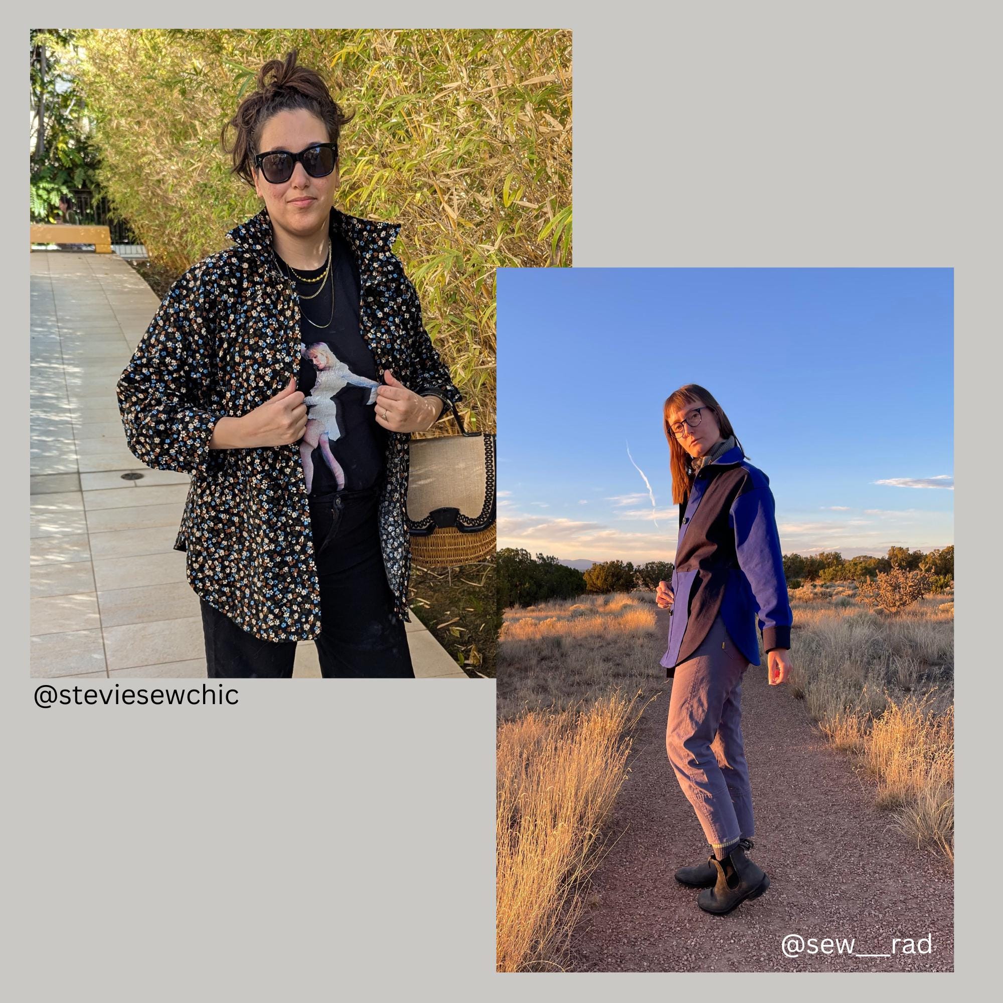 Bari Jacket PDF Sewing Pattern | Size-inclusive | Jacket, Chore Coat ...