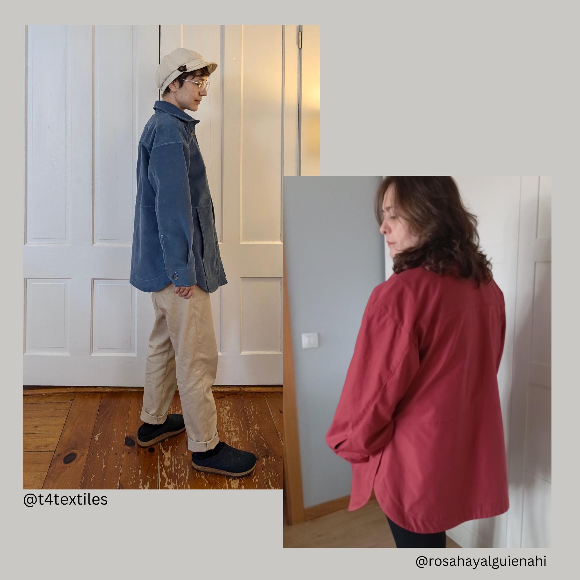 Bari Jacket PDF Sewing Pattern | Size-inclusive | Jacket, Drop Shoulder ...