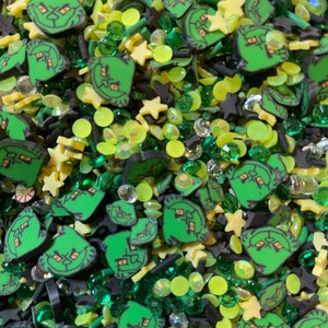 Grinch Your a Mean One Green Monster Mix Sprinkles, Confetti, Fake ...