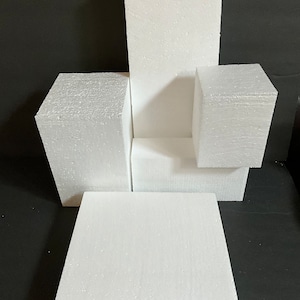 Polystyrene Styrofoam Foam Blanks, Blocks, Sheets, Boards for Crafting ...