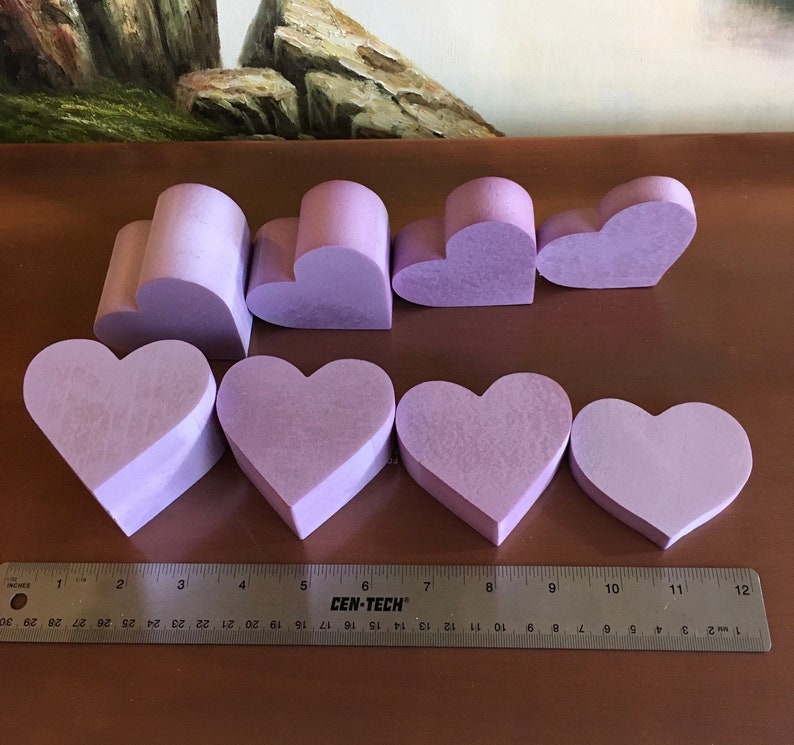 Styrofoam Heart Cut Outs. Comes in Sets of 4 - Etsy