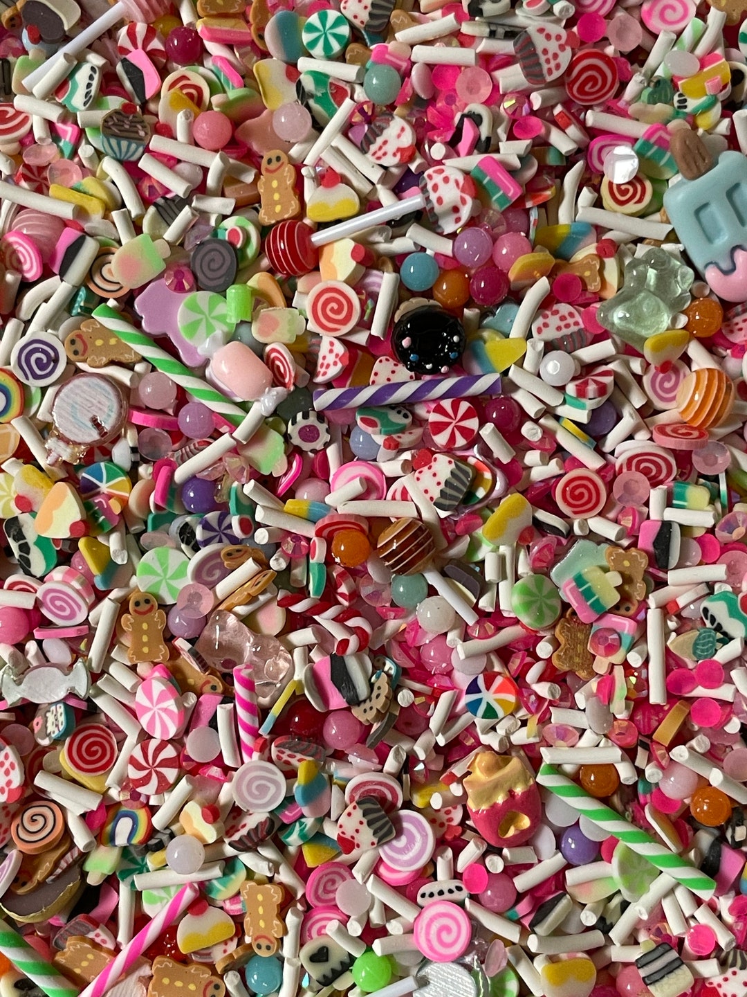Premium Candyland Sweets Mix Sprinkles for Fake Bakes, Decoden, Slime ...