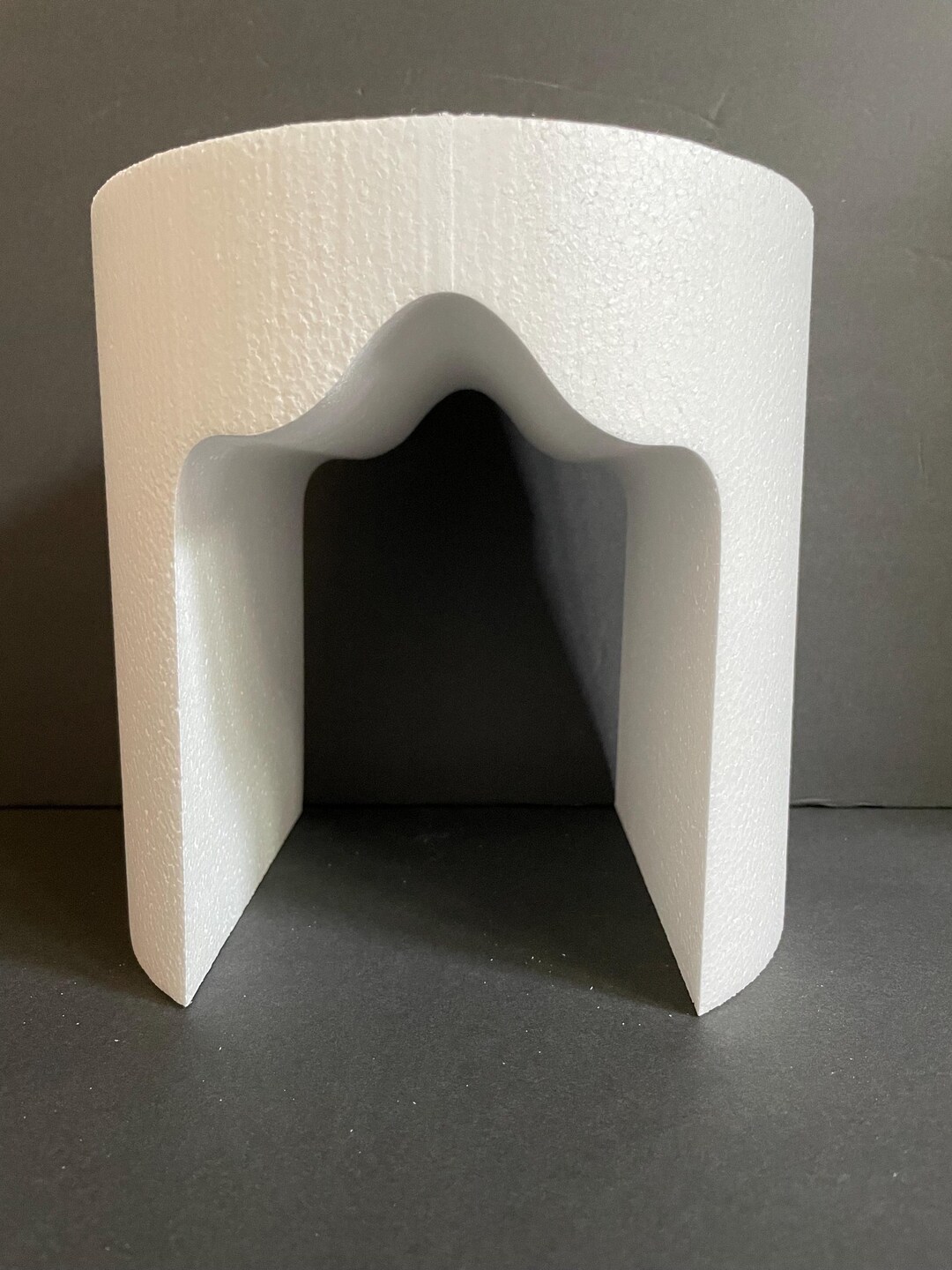 Trefoil Curtain Arch Cut Out Cake Dummy. Draped Curves Arch. Each Sold ...