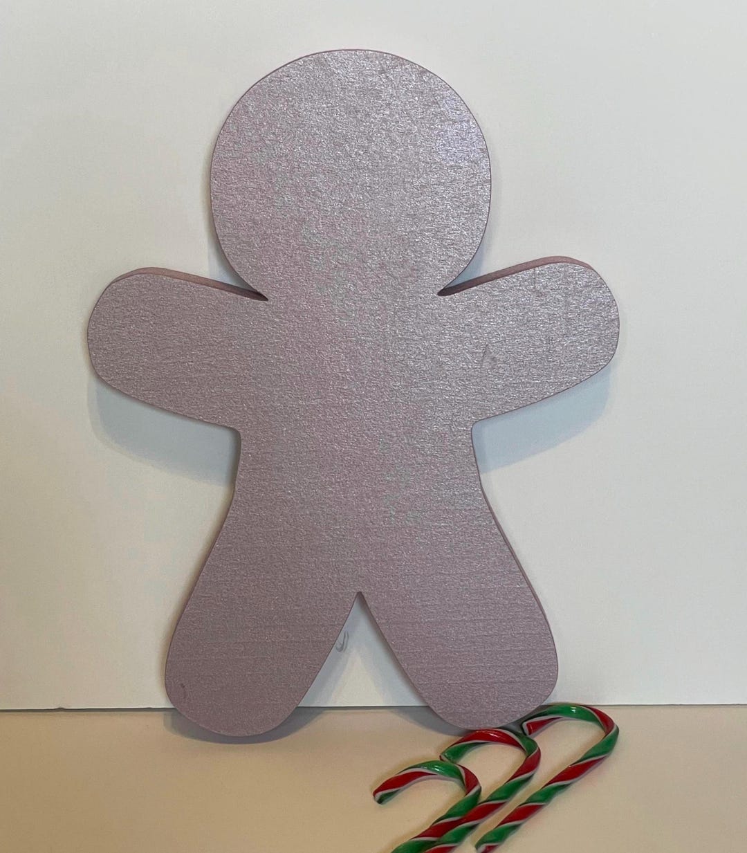 12” Gingerbread Man Cookie XPS Styrofoam Form. 12” Height X 1” Thick ...