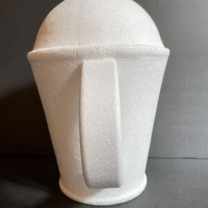 Giant Versatile Mug or Cup Shape W/topping for Whipped Cream, Ice Cream ...