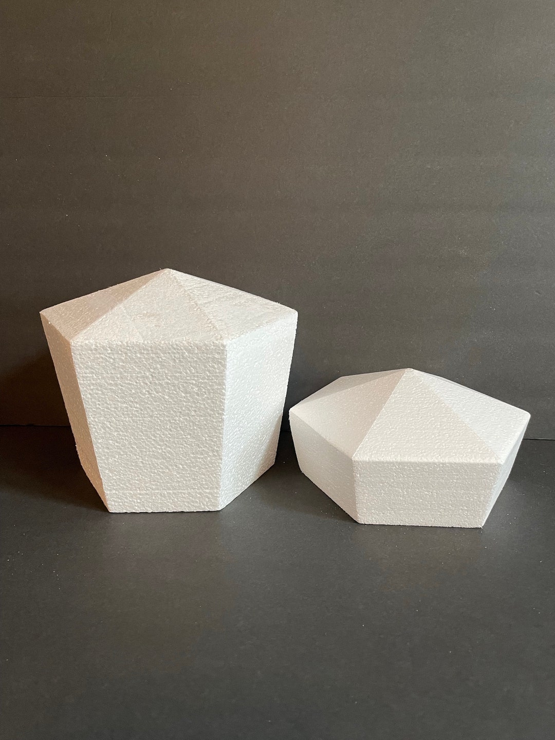 Tapered Polystyrene Hexagon Shape. - Etsy
