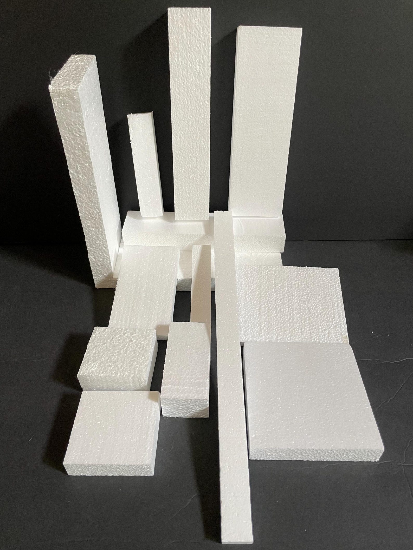 4”-6” Pads or Strips EPS Polystyrene for Crafts or Package Bumpers ...