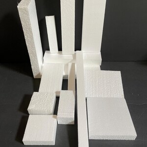 4”-6” Pads or Strips EPS Polystyrene for Crafts or Package Bumpers ...
