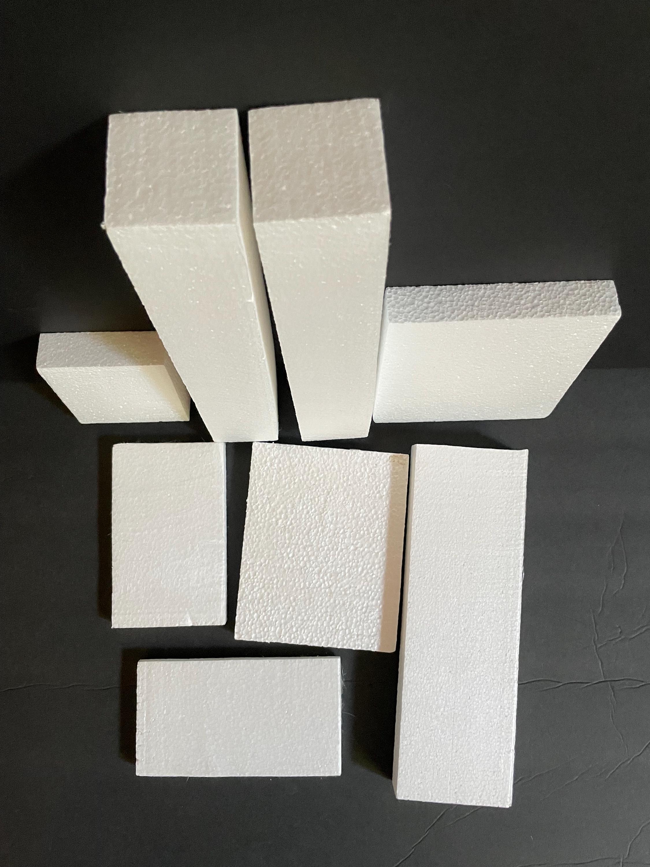 4”-6” Pads or Strips EPS Polystyrene for Crafts or Package Bumpers ...