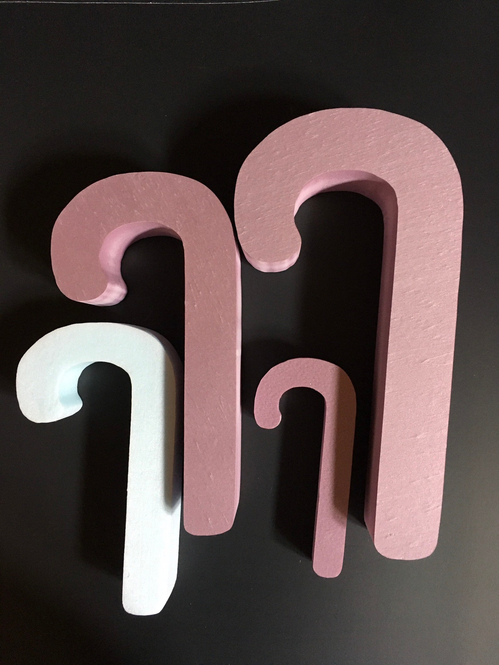 Styrofoam Candy Canes. 4 Sizes to Choose From. Each Sold Separately. A ...