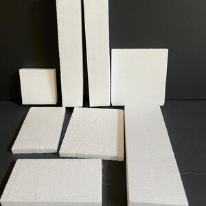 4”-6” Pads or Strips EPS Polystyrene for Crafts or Package Bumpers ...