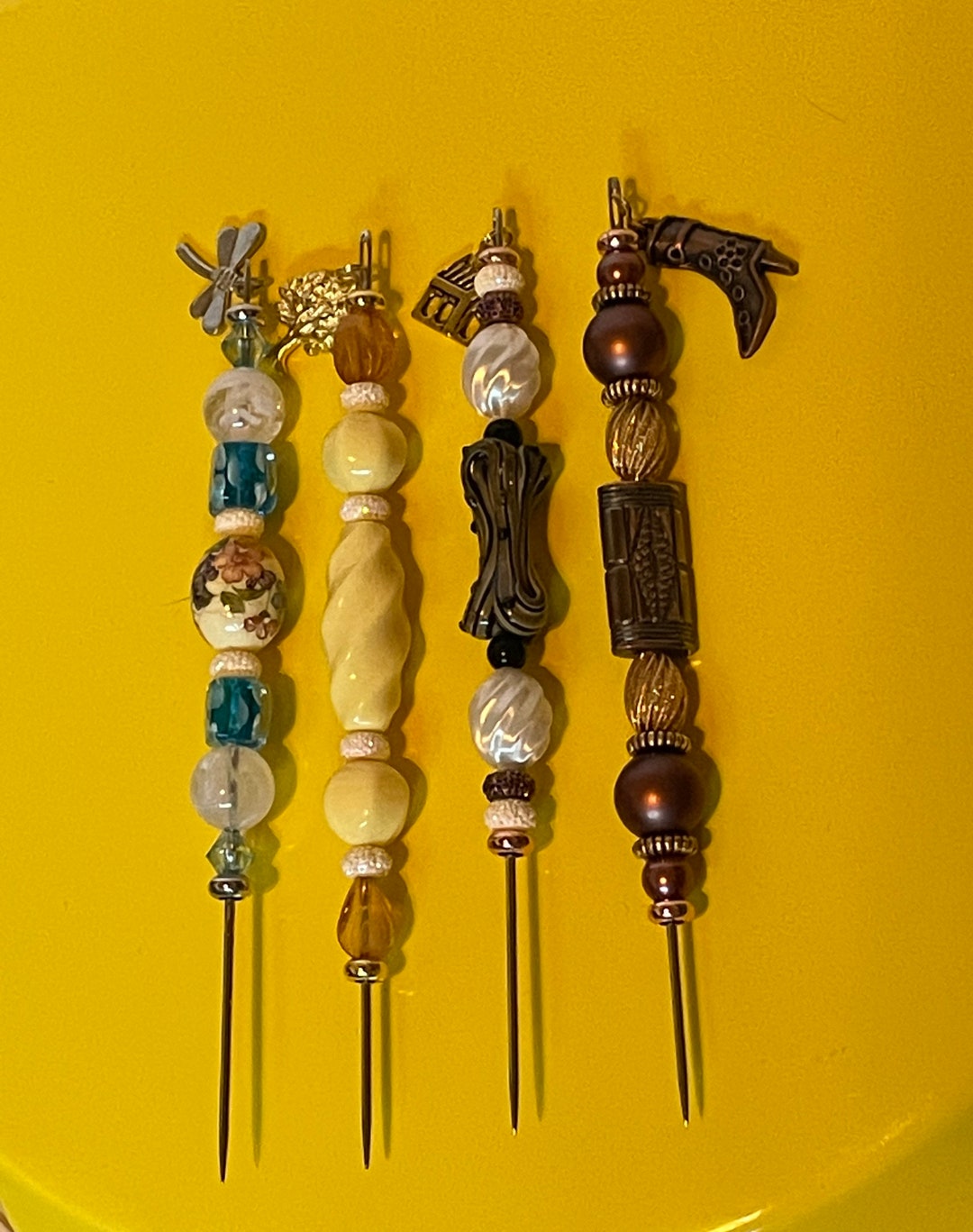 Beaded Needle Scribe | Awl | Modeling Tool - Etsy