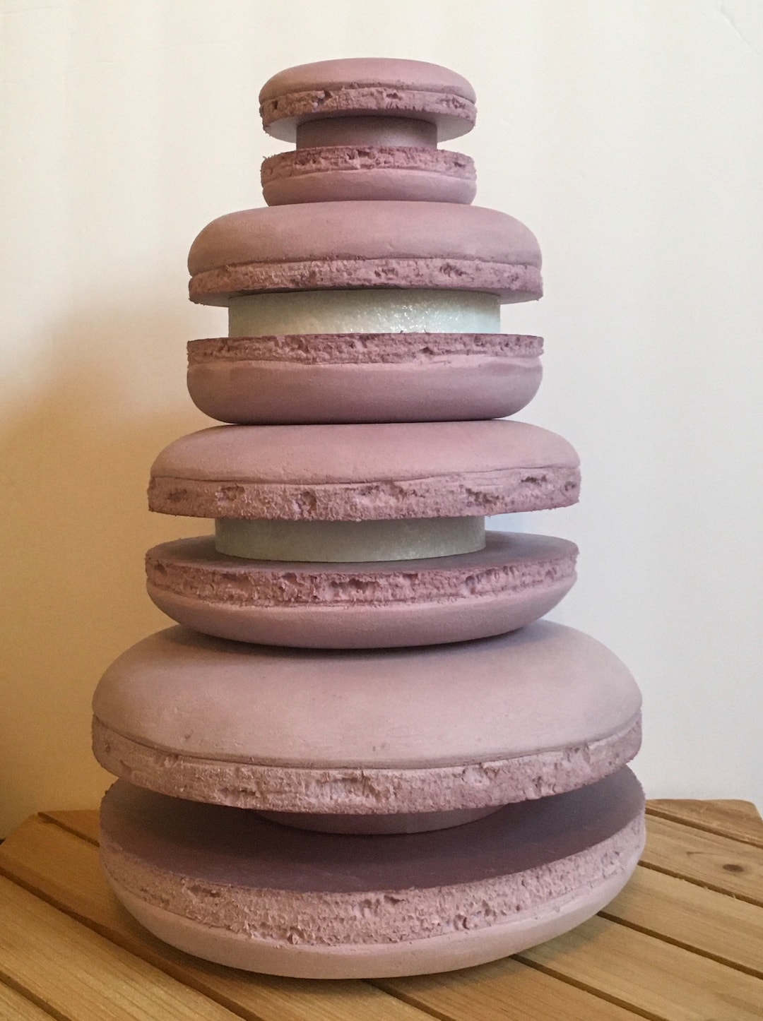 Hand Carved Styrofoam Macaron Forms. Each Macaron is a 3 Piece Set ...