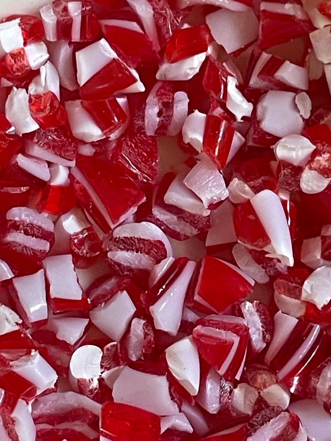 Assorted Colors of Candy Cane Crumbs Crushed Candy Pieces, Red White ...