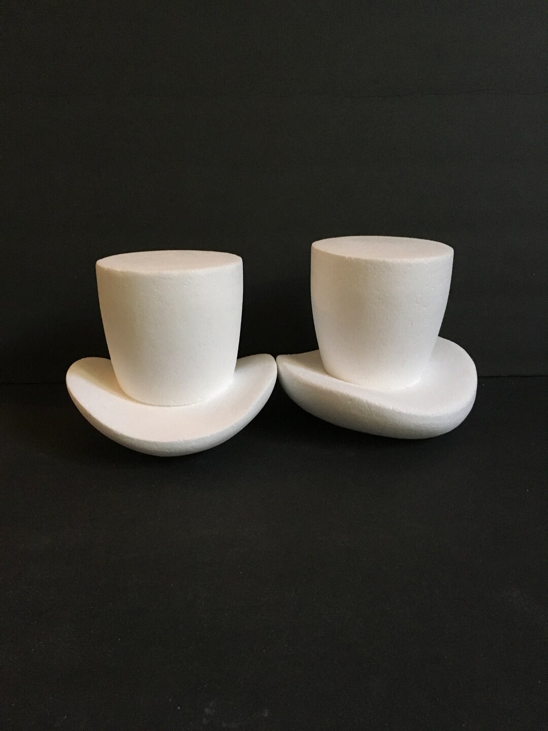 Top Hats Made From Polystyrene Styrofoam. 3 Different Designs. - Etsy