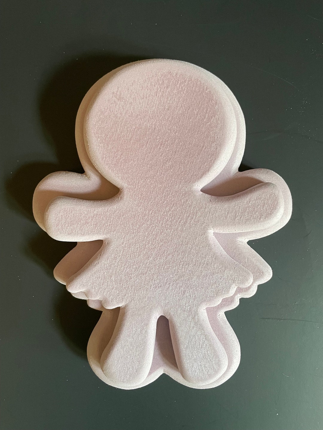 Large 2 Piece Styrofoam Gingerbread Girl Cookie With Icing Cutouts. - Etsy