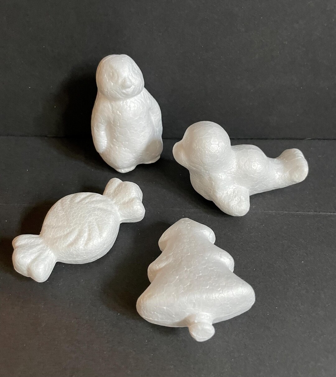 Styrofoam Shapes Peppermint Candy, Penguin, Pine/christmas Tree, Baby ...