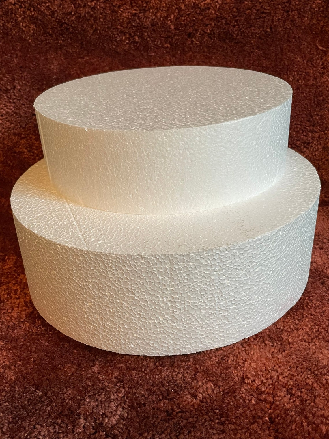 Styrofoam Round Cake Dummies. Each Sold Separately. - Etsy