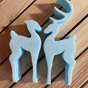 Deer Reindeer Set of 2-XPS Styrofoam Reindeer/deer Forms/blanks - Etsy