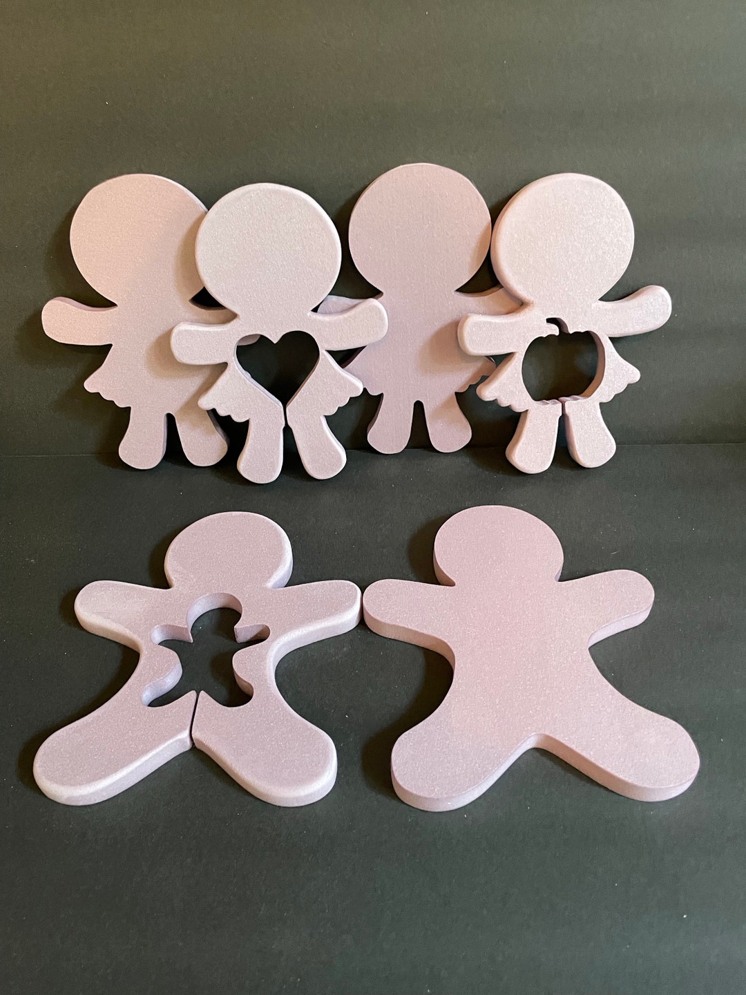 Gingerbread Boy or Girl XPS Styrofoam Faux Shaker Cookies. - Etsy
