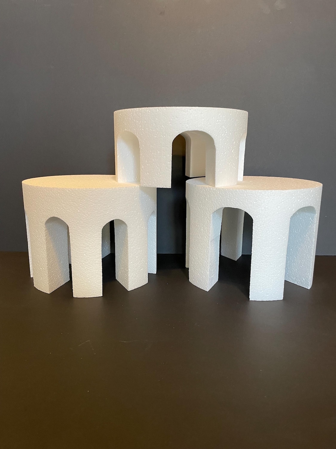 Multi Arch Cut Out Round Cake Dummy. EPS Polystyrene. Each Sold ...
