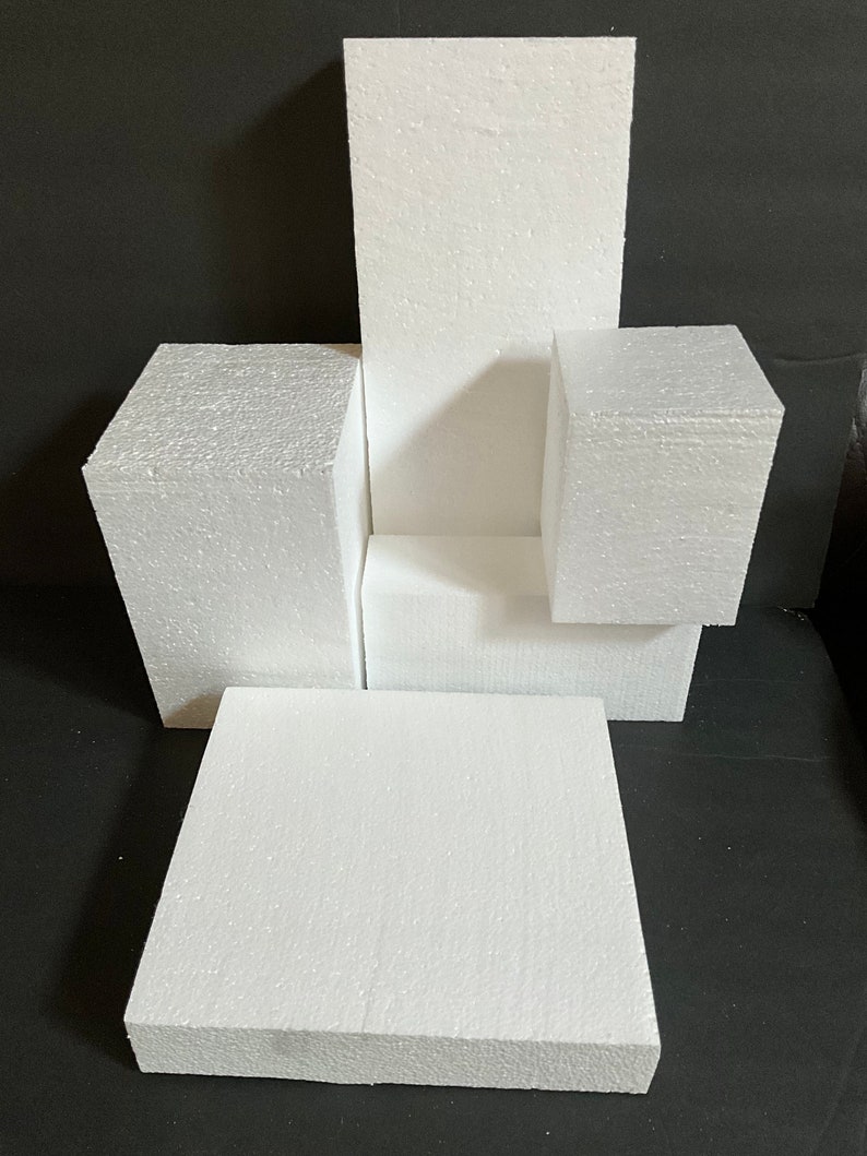 Polystyrene Styrofoam Foam Blanks, Blocks, Sheets, Boards for Crafting ...
